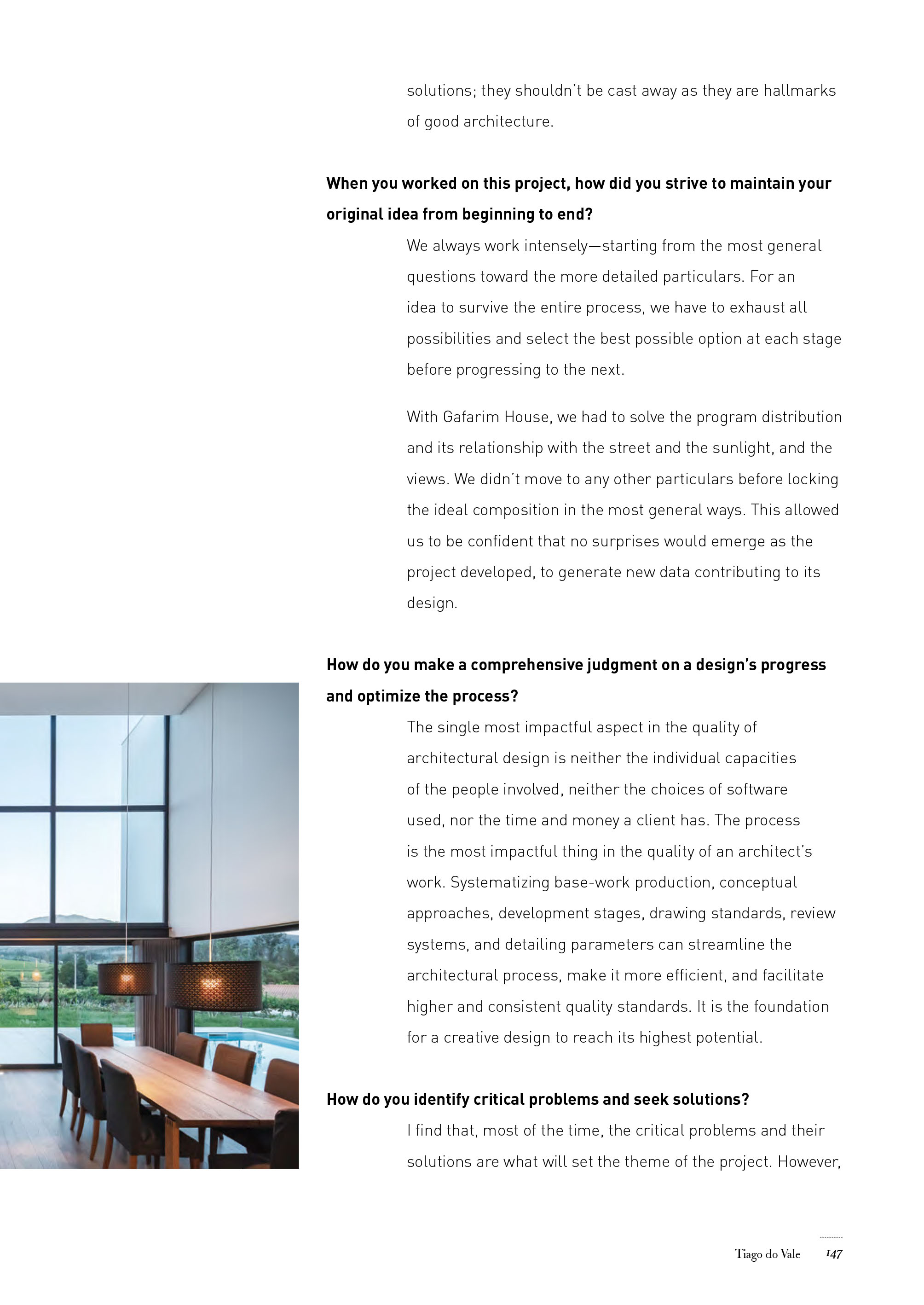 Critical Skills for Solving Design Problems | Tiago do Vale Arquitectos